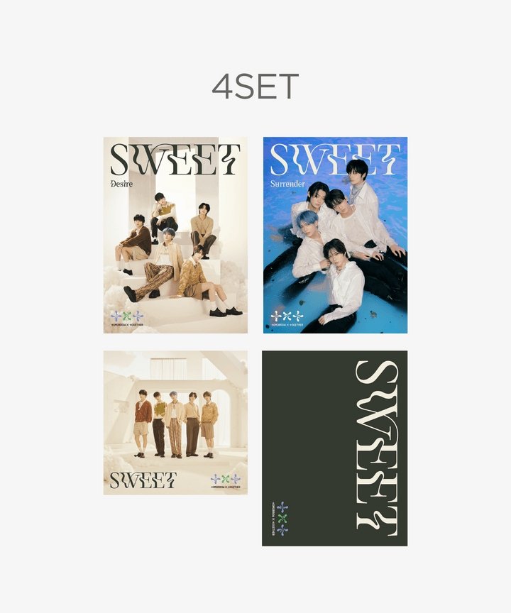 TXT - Sweet [4 SET + Weverse Shop Japan POB] – K-Moon
